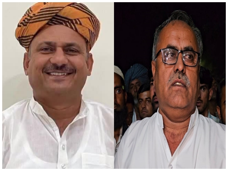 Elder Amin from Shiv, young Ravindra Singh in the field | शिव सीट पर ...