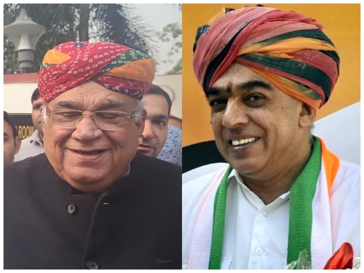 Elder Amin from Shiv, young Ravindra Singh in the field | शिव सीट पर ...