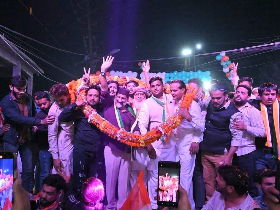 Congress candidate from Central Bhopal, Arif Masood, gave a public ...