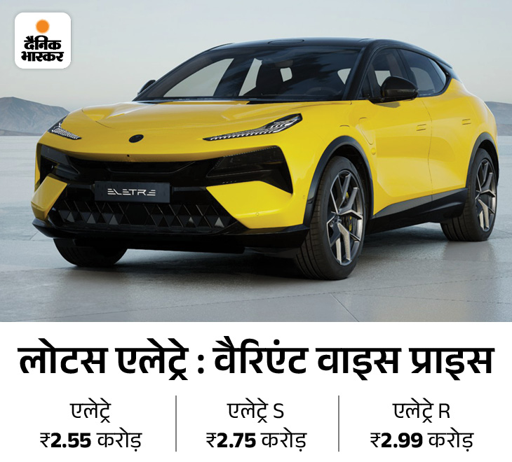 Lotus Electra electric SUV launched in India