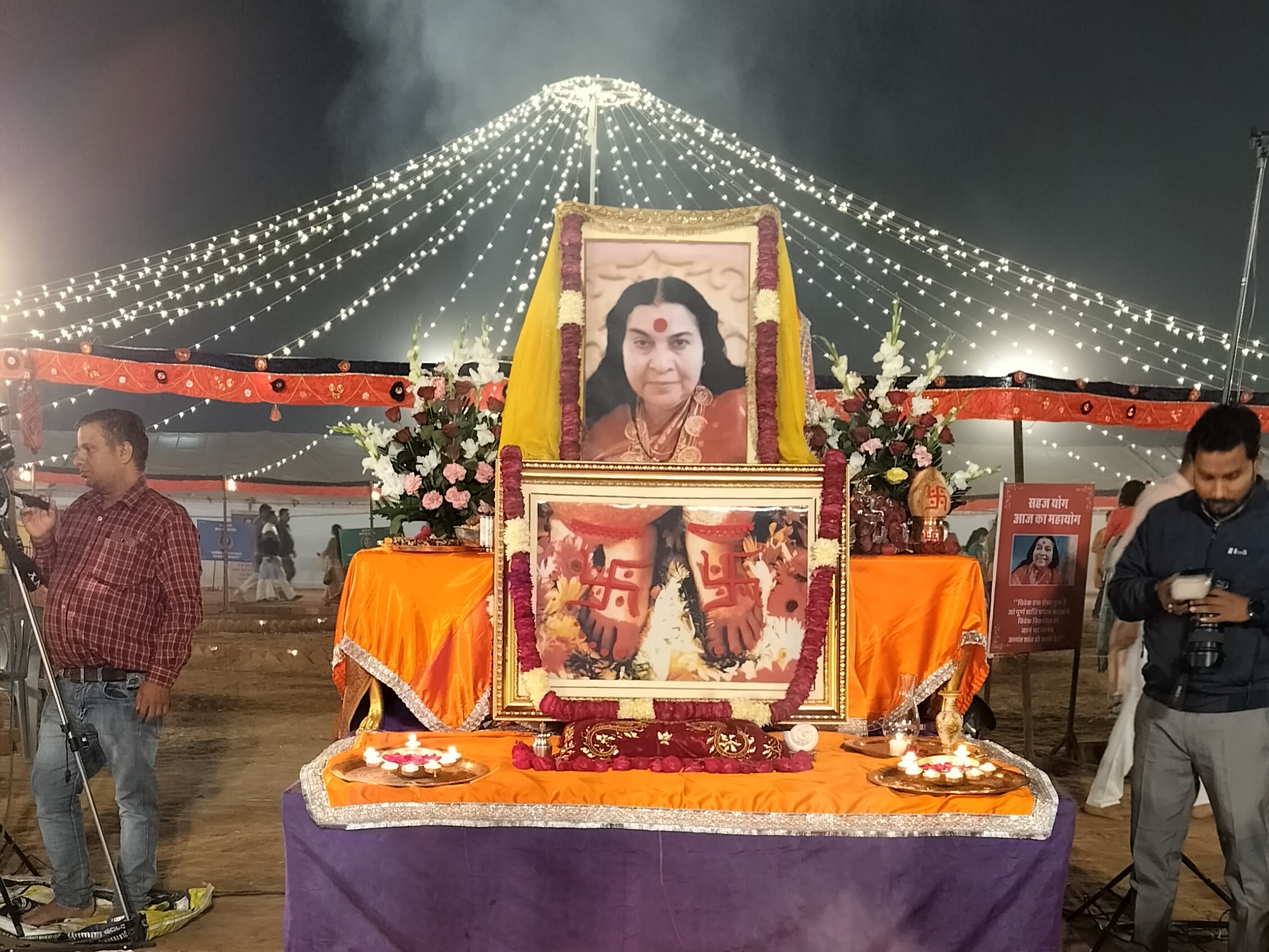 Jaipurites performed collective worship and meditation