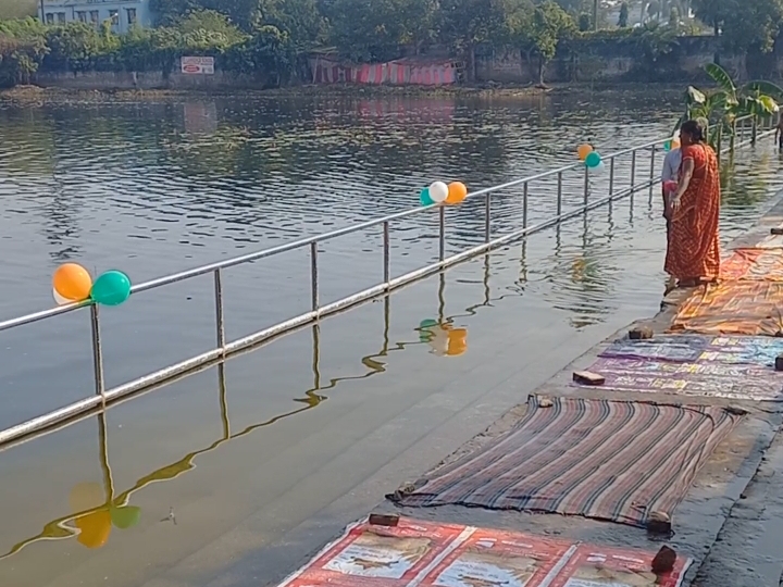 Shiv Mandir Ghat of Phulwarisharif ready for Chhath Puja; bihar bhaskar ...