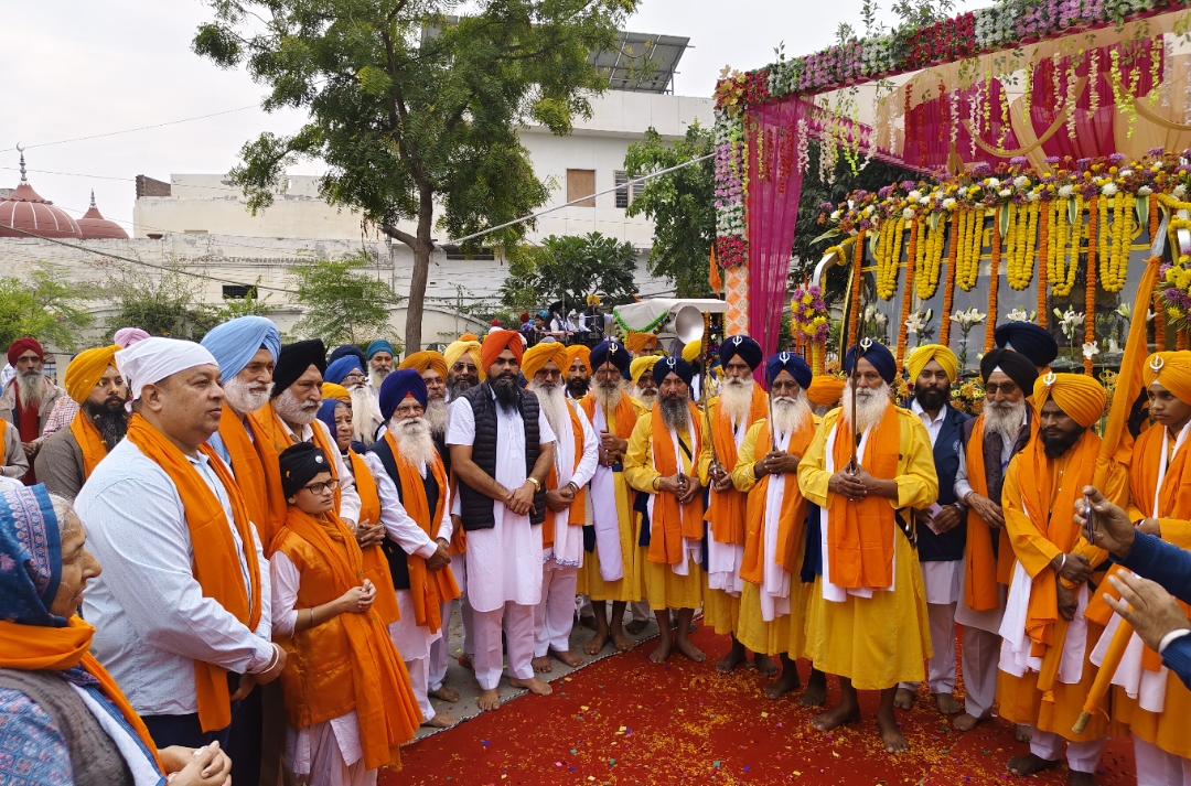 Grand city kirtan organized dedicated to the Prakash Parv of Shri Guru ...