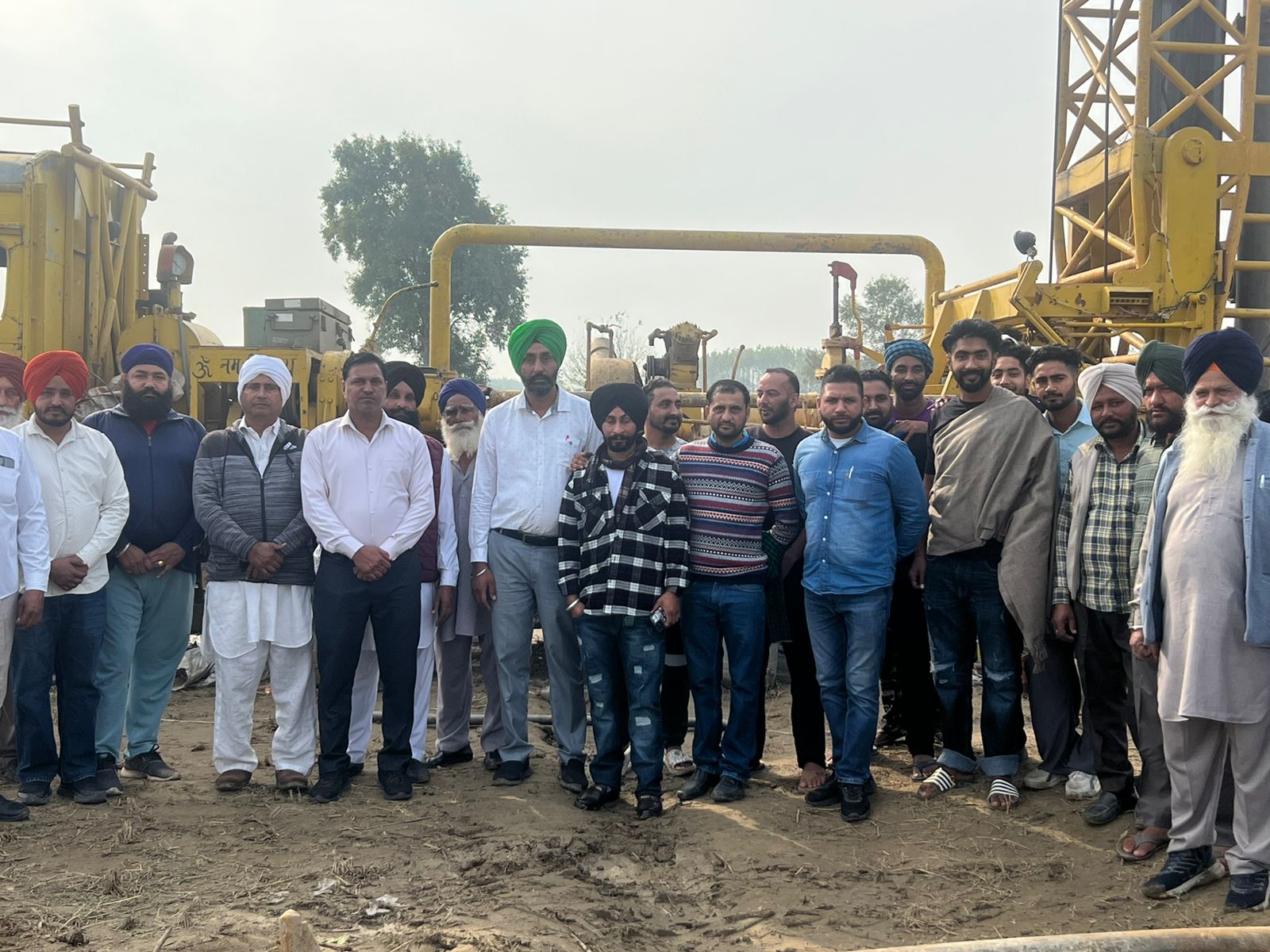 Irrigation tube well work started in Chanauli at a cost of Rs 1 crore ...