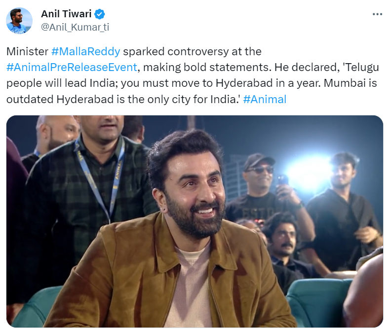 Telangana Minister Malla Reddy Controversial Statement at animal Pre ...