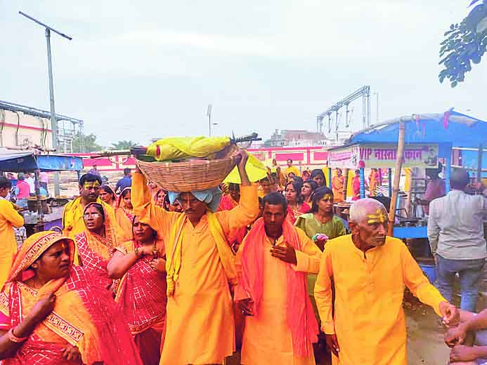 The five-day worship of Ganinath Govindji Maharaj ended with the ...
