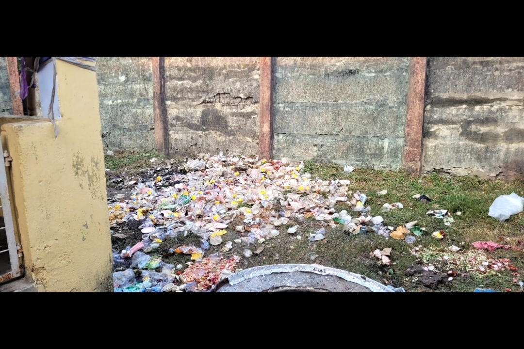 The community center of UCIL Colony is shedding tears over its plight ...