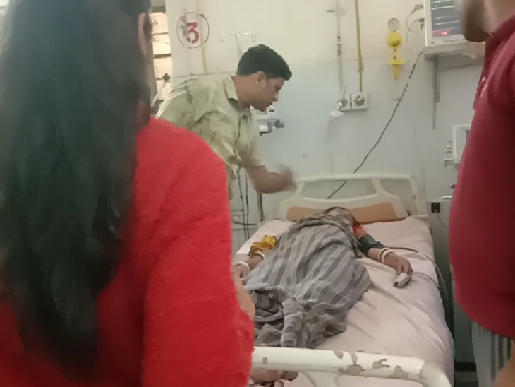 A fight broke out between the couple, the wife became unconscious ...