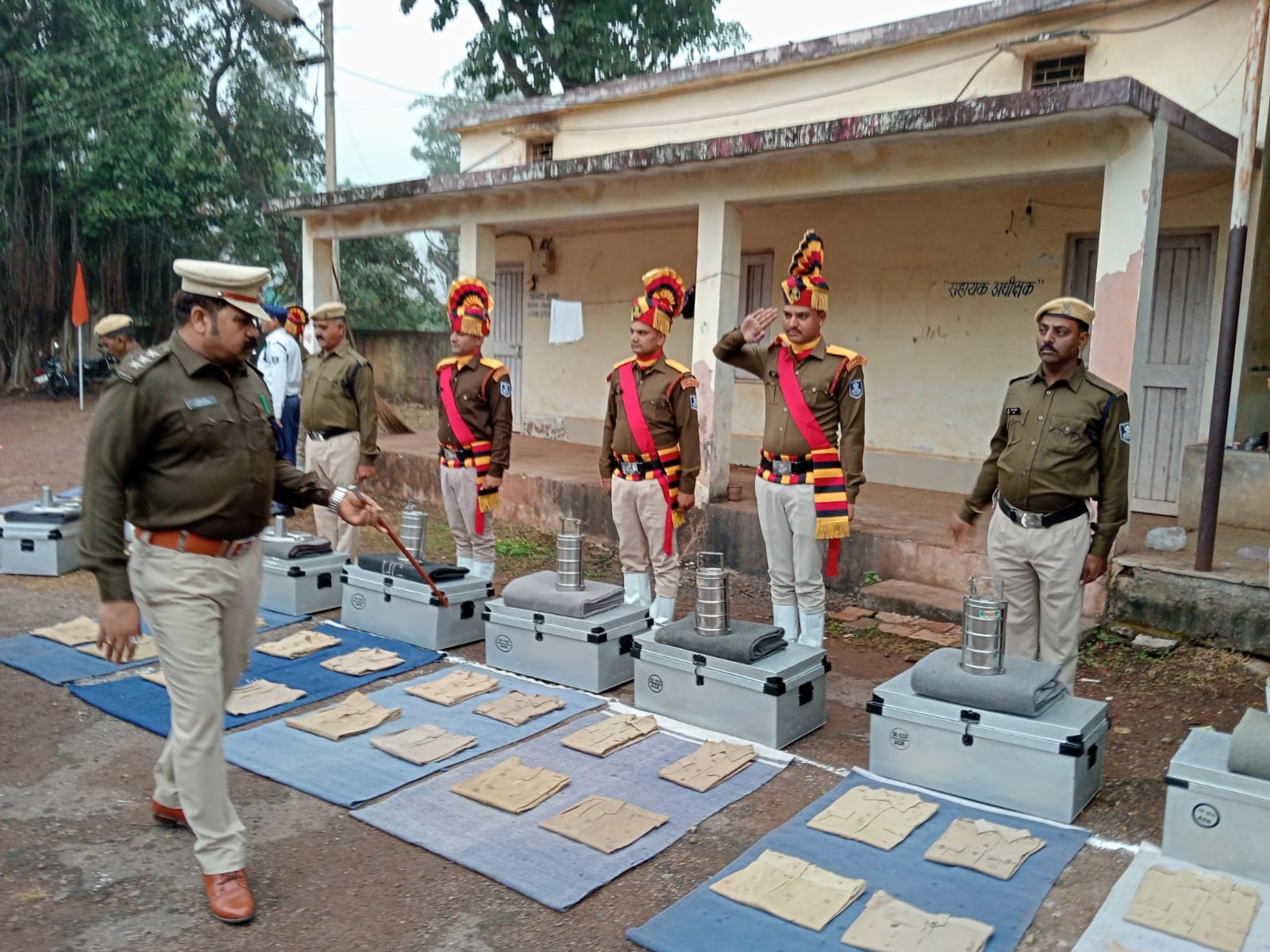 Annual visit of Home Guard Commandant | होमगार्ड कमांडेंट का वार्षिक ...
