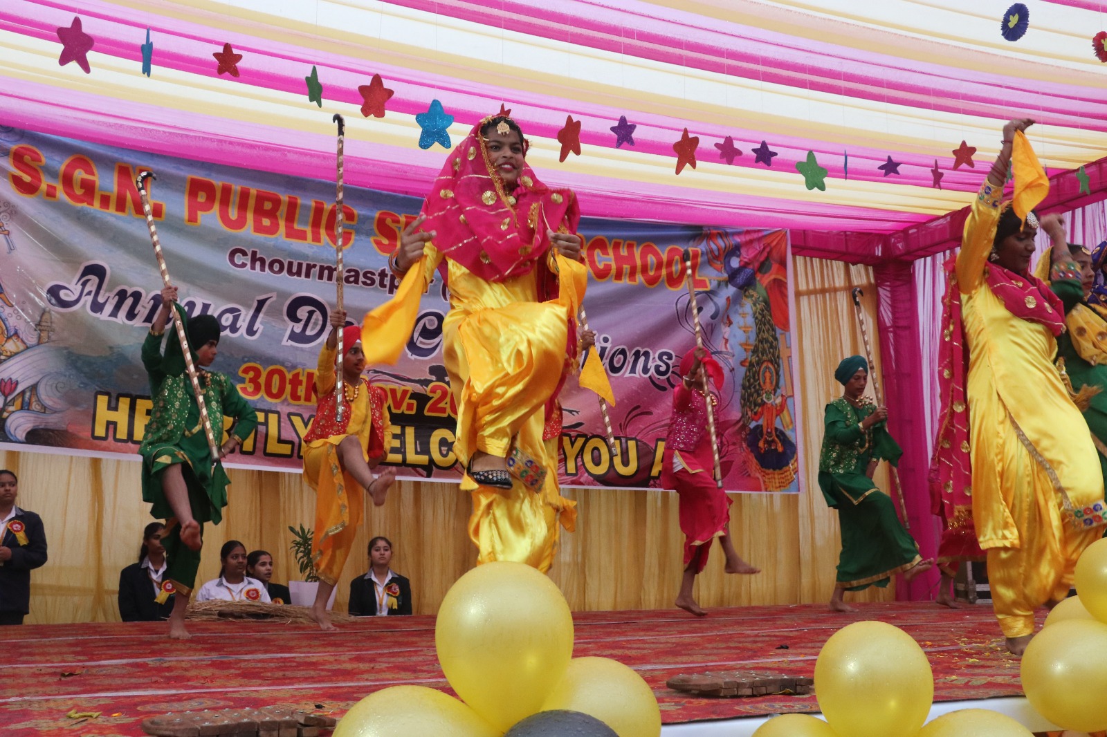 Children created a stir with Bhangra and Gidda in the annual festival ...