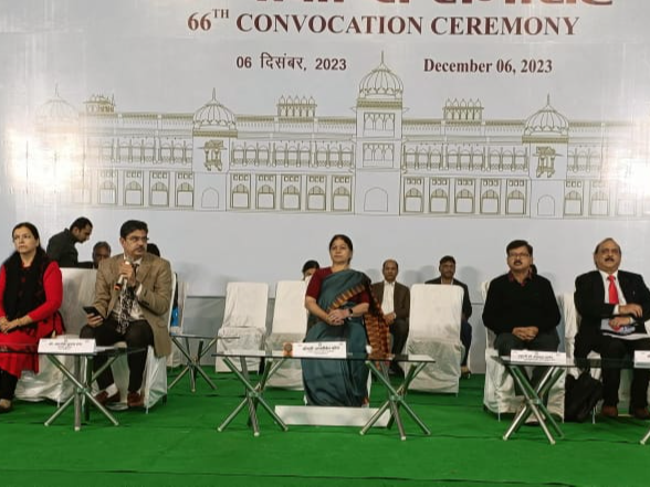 Lucknow - Preparation for convocation ceremony in Lucknow University, rehersal done on monday ...