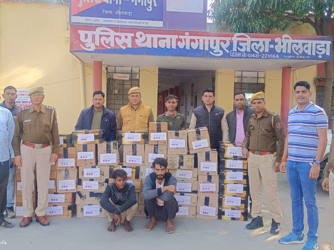 Liquor smuggling under the cover of wooden pallets | लकड़ी के गट्टों की ...