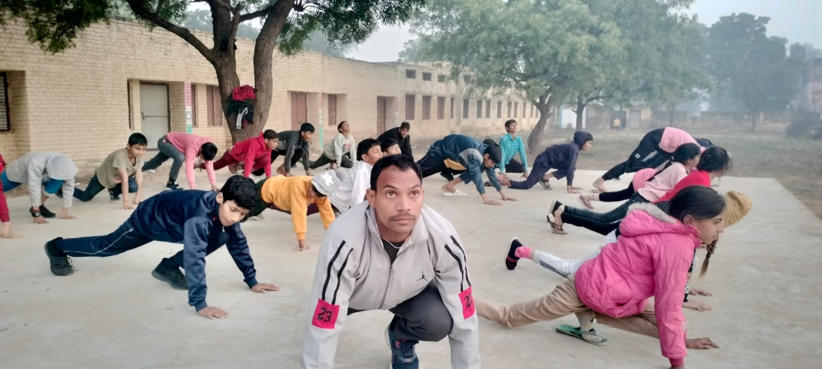 Seven day asana exercise training and character building sanskar camp ...