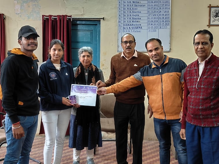 Harshita Patidar returned from Raseo pre-Republic Day parade camp | राष्ट्रीय सेवा योजना ...