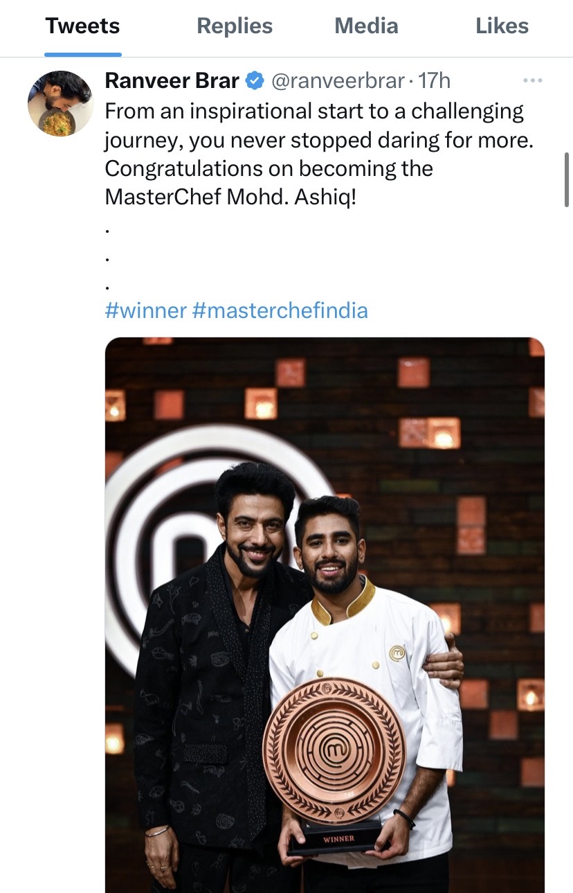 Mohammed Ashiq MasterChef Show Season 2023 Winner | ज्यूस दुकान मालक ...