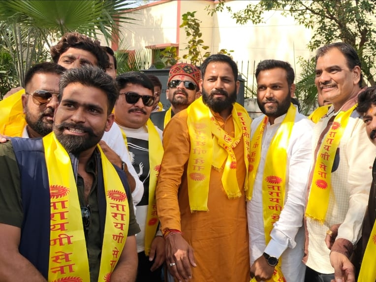 Yadav community celebrated the birth anniversary of Rao Tularam Yadav.
