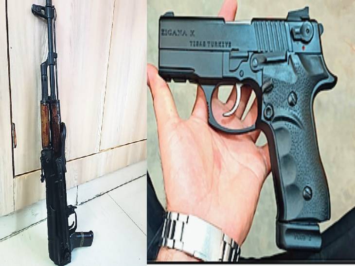 When the supplier Mahendra showed the weapon to the shooter soldier at ...