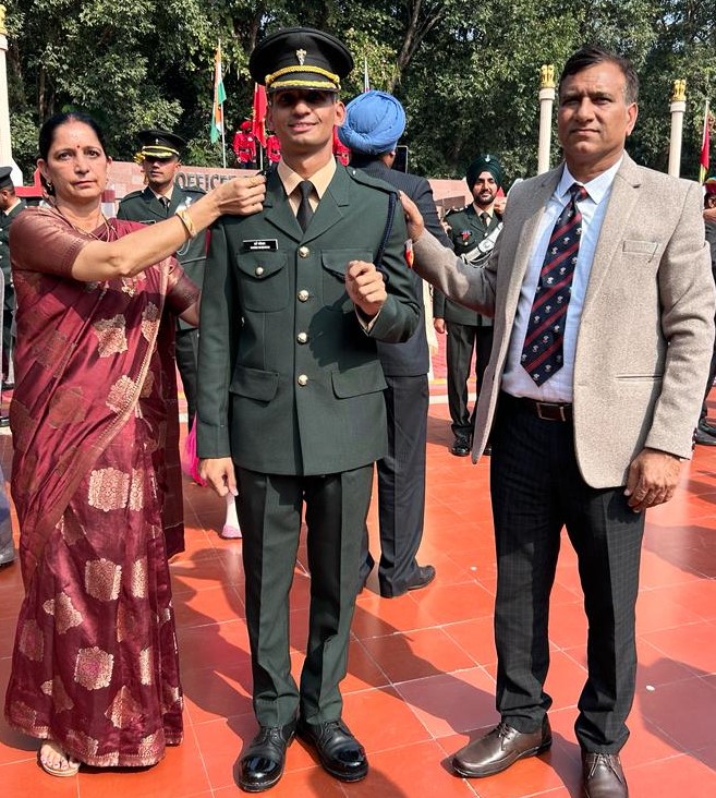Harsh Sheoran of Jewali becomes Lieutenant in Indian Army | जेवली के ...