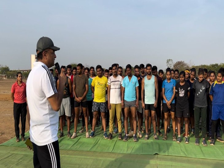 Army recruitment training for youth in Janjgir | जांजगीर में युवाओं को ...