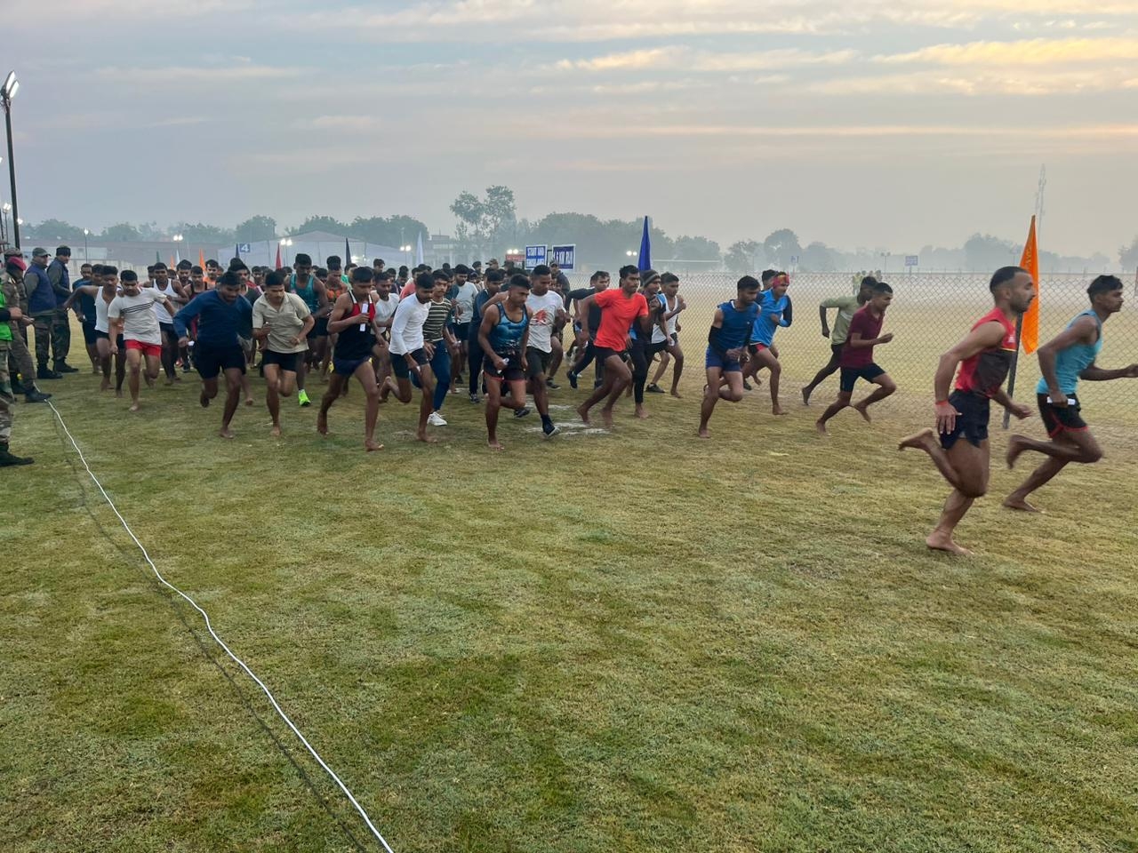 Agniveer Sena recruitment started in Dr. Bhimrao Ambedkar Stadium | डा ...