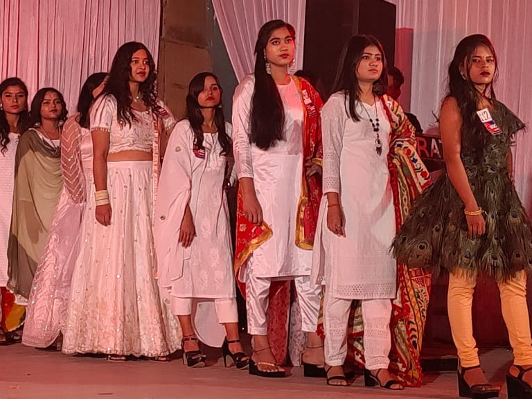 Dr. Seema Modi attended, dress made of peacock feathers and disposable ...