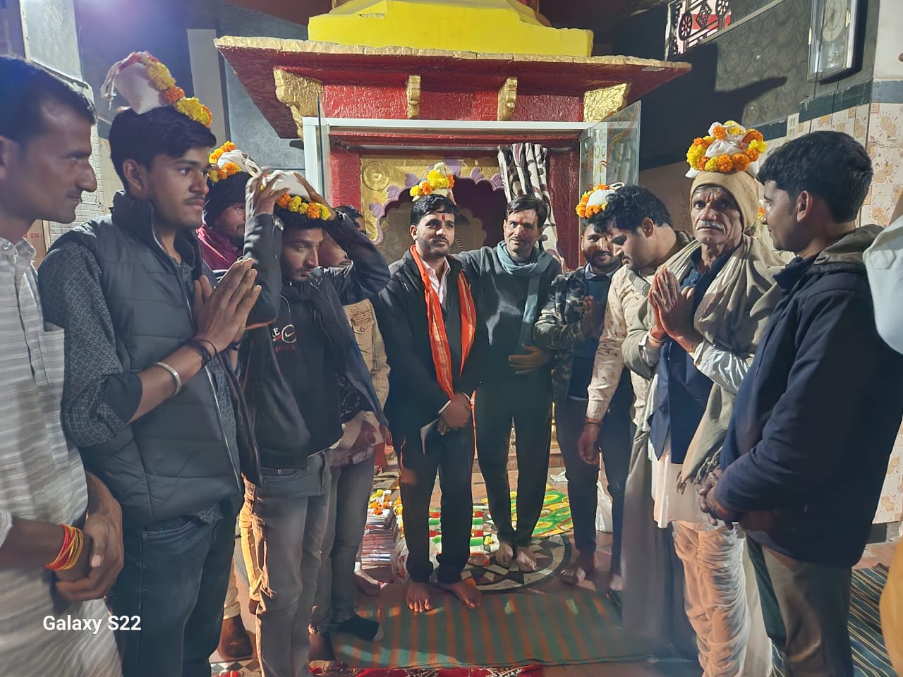 The procession of Akshat Kalash was taken out after worshiping in the ...