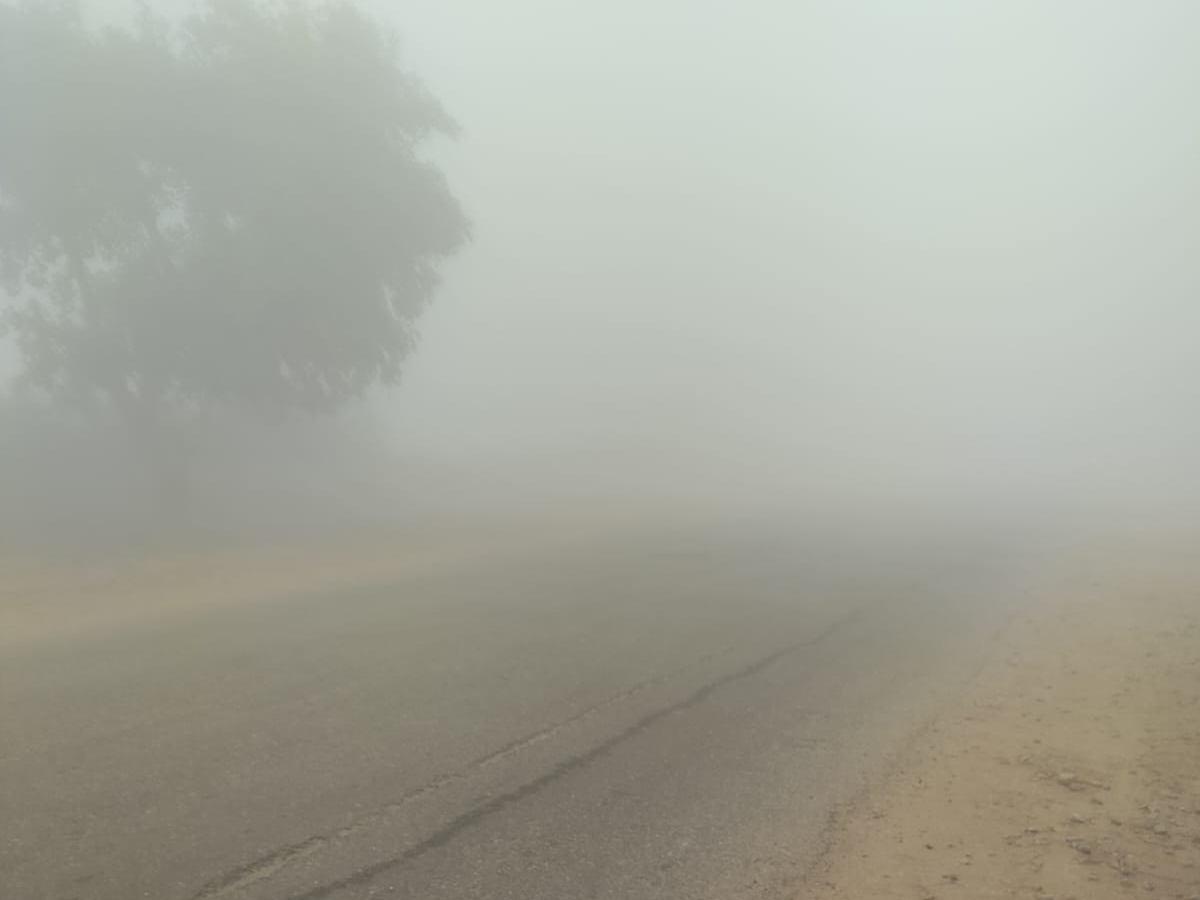 Shadow fog in Nadbai, drop in temperature