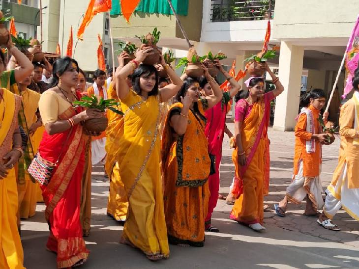 Shiv Mahapuran organized at Aakriti Greens Complex Salaiya Bhopal ...