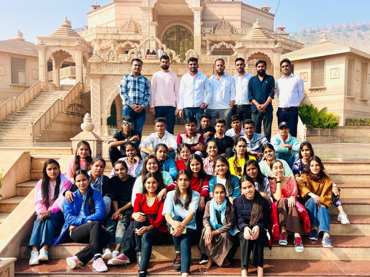 Gave a tour to Degana's college unit