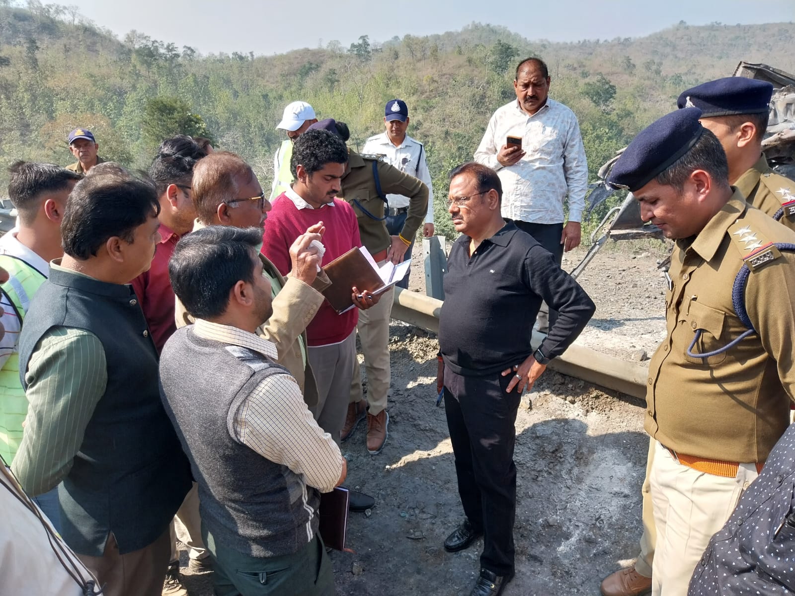 Case of accident at Ganpati Ghat