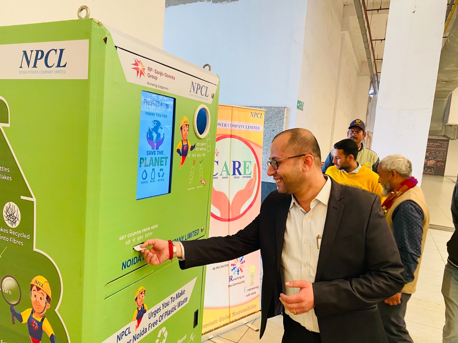 NPCL installed RVM machines at 5 places | एनपीसीएल ने 5 जगहों पर लगाई ...