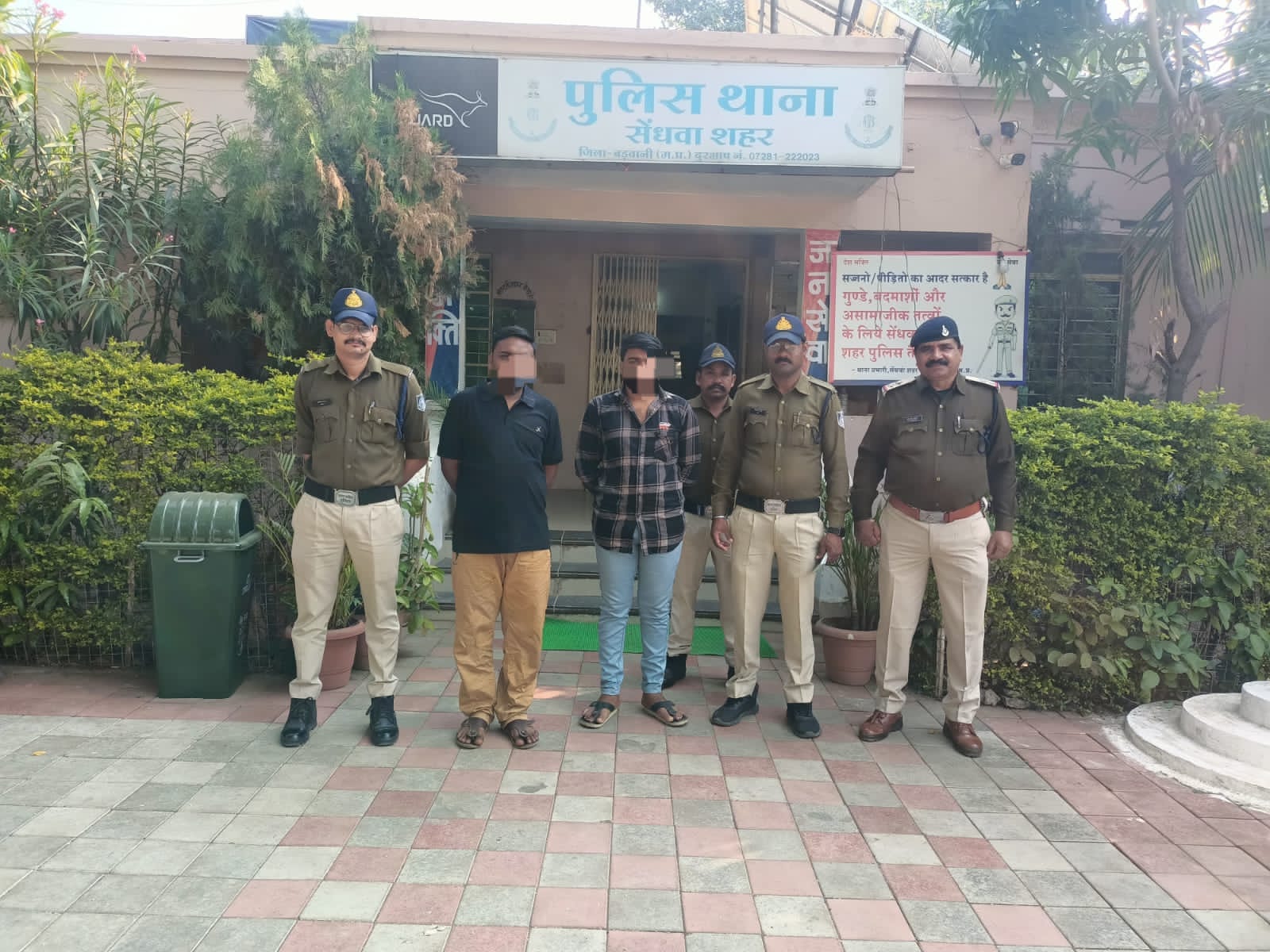Sendhwa city police took action