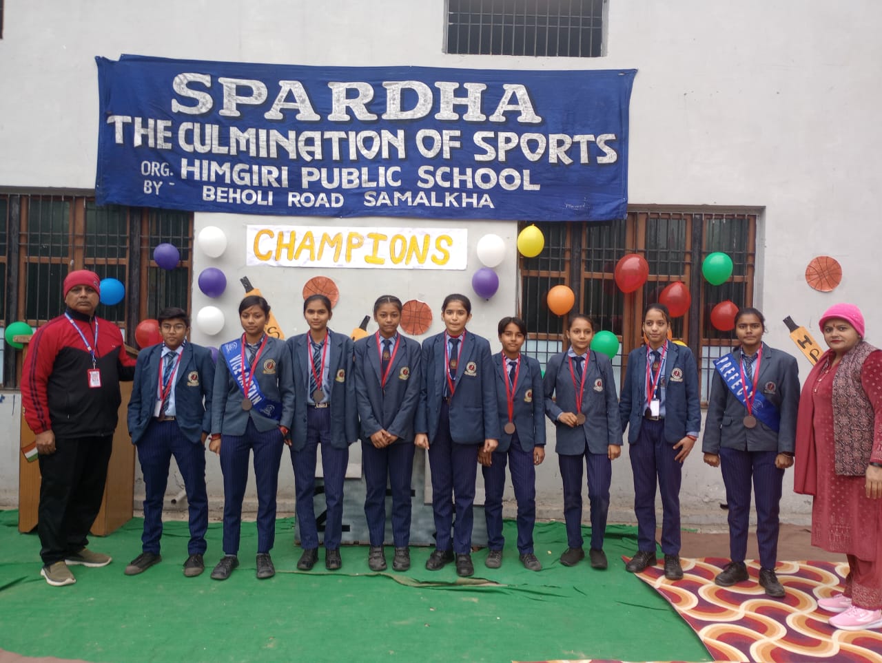 Annual sports day organized in Himgiri Public School | हिमगिरी पब्लिक ...