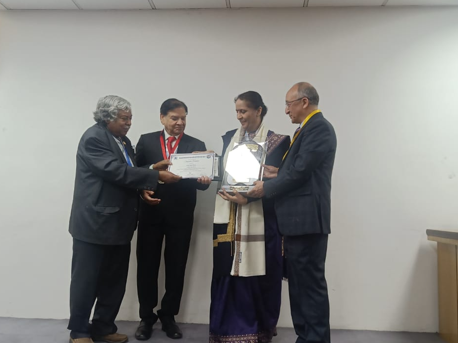 Lucknow - KGMU's Prof. Apjit Kaur received Sushruta Award, felicitated ...