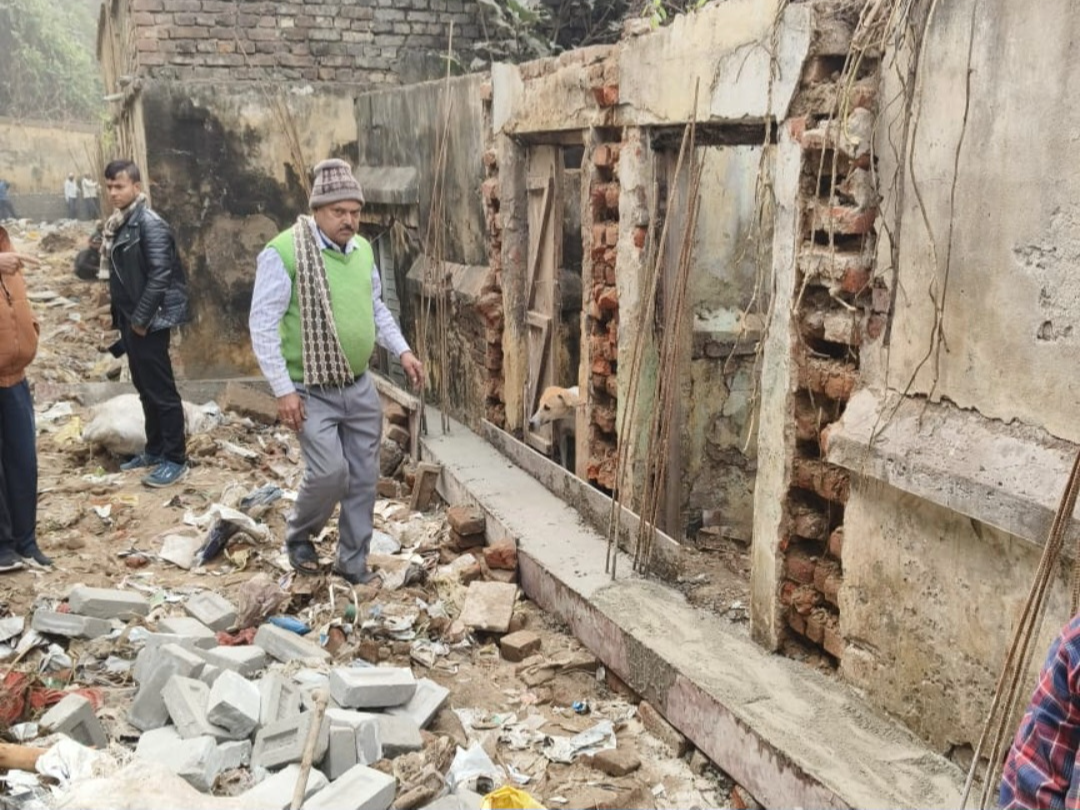 Case of breaking the boundary wall of Sinha Library | सिन्हा लाइब्रेरी ...