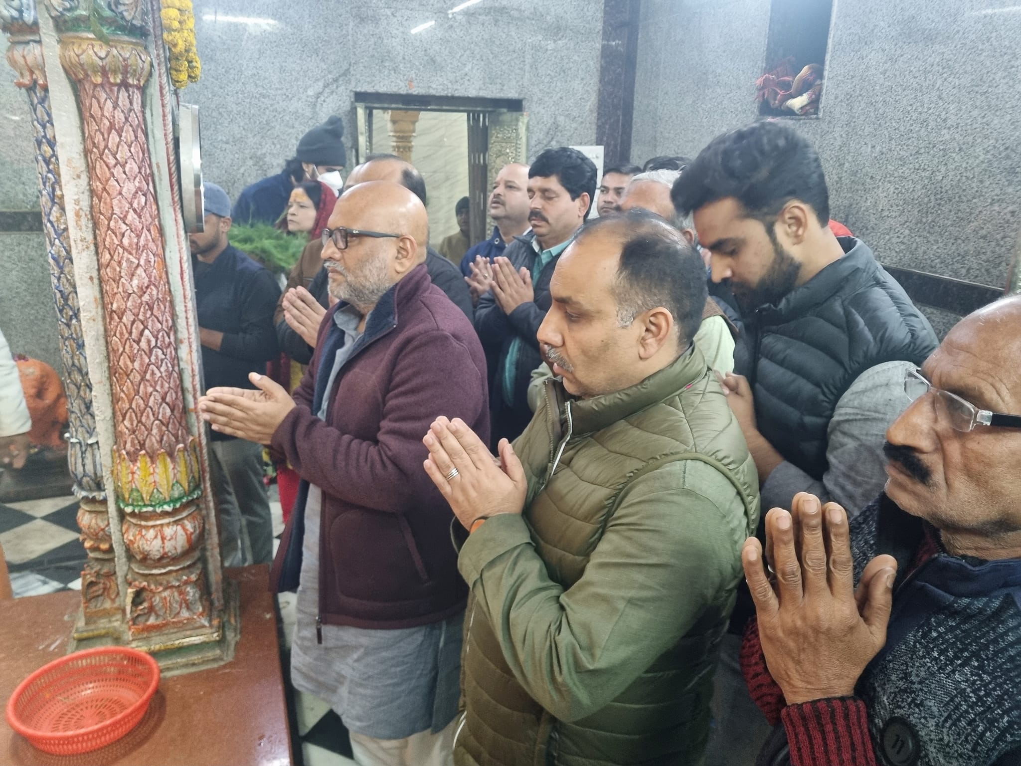 Ajay Rai, who returned from UP-Jodo-Yatra, performed Shodashopachar of ...