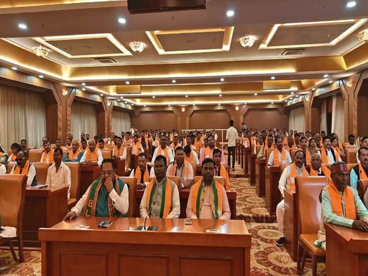 Chhattisgarh government minister Kedar Kashyap in Raipur Statement on ...