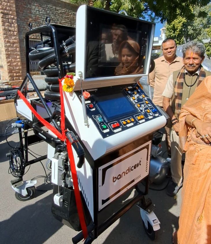 Robots will now clean sewer lines in Pali | पाली में अब रोबोट करेंगे ...