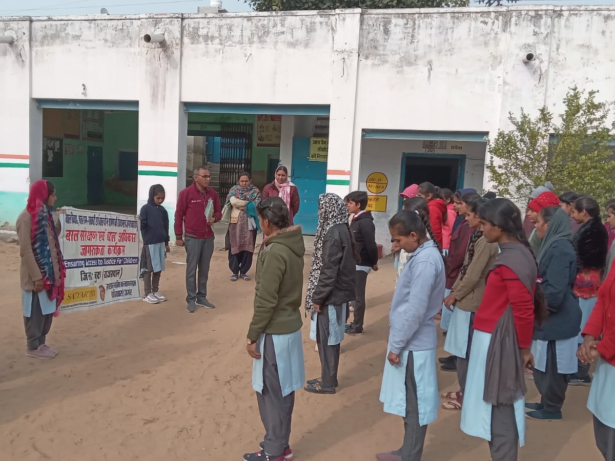 Oath administered for freedom from child marriage in Sadulpur ...