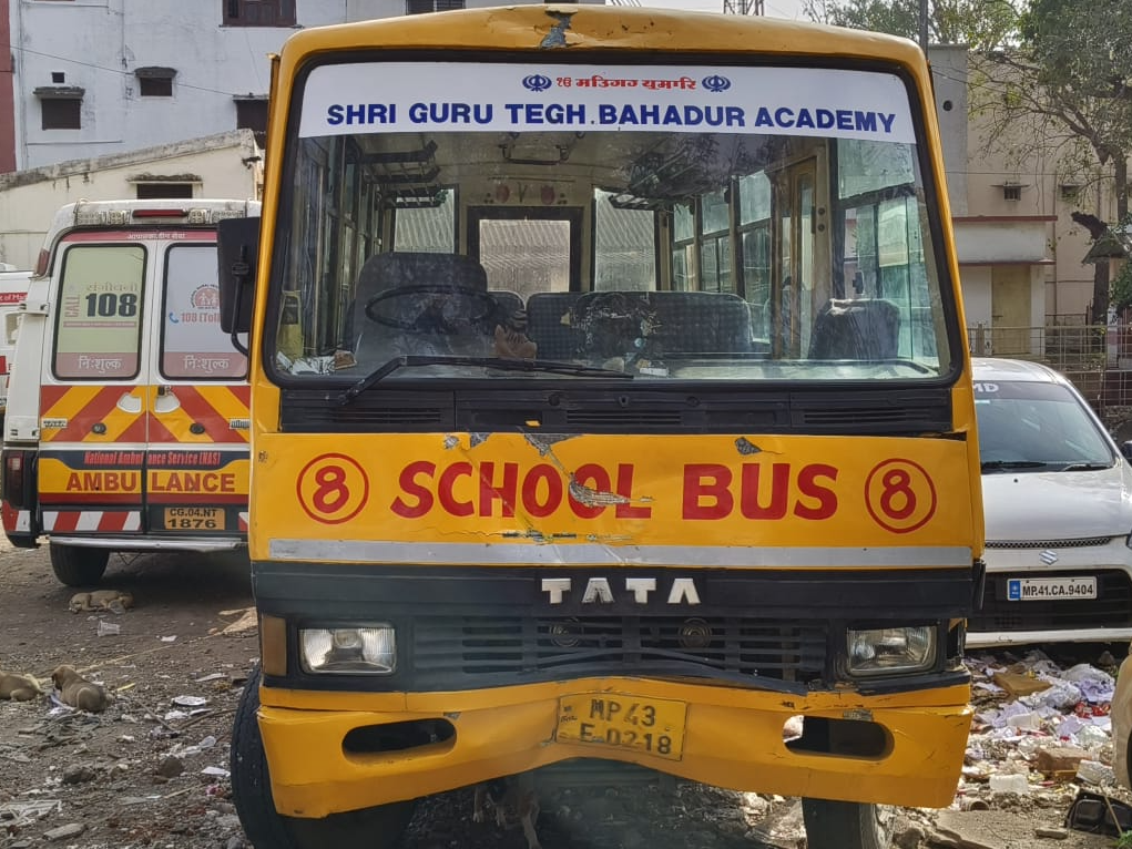 School bus break spread in Ratlam