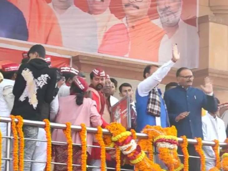 In Lucknow 11th foundation day of Nishad Party BJP state president ...