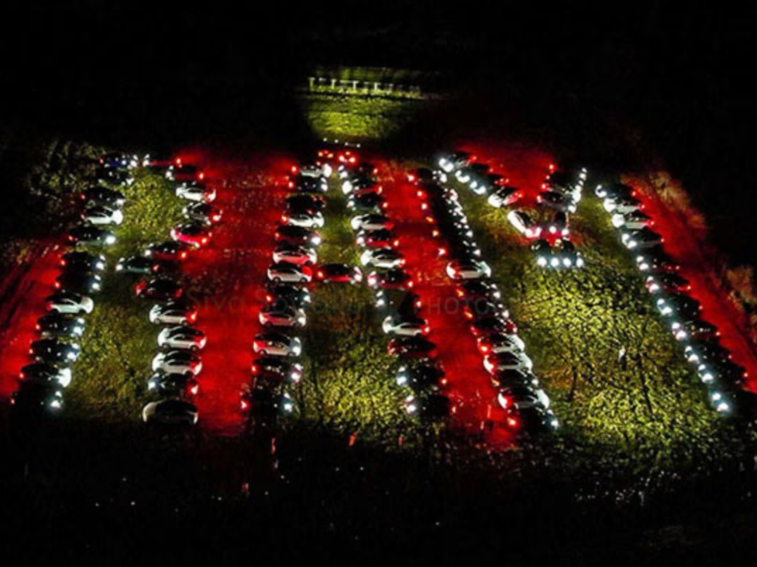 Tesla Music Light Show by Ram Followers in America Video | Tesla Music ...