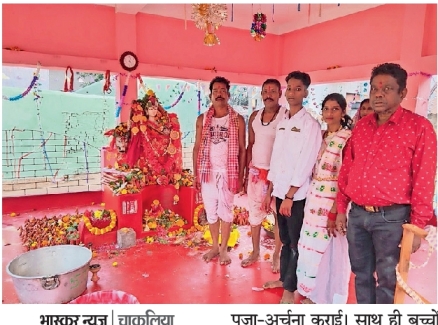 Chakulia: Devotees worshiped with great pomp in Shitala temple ...