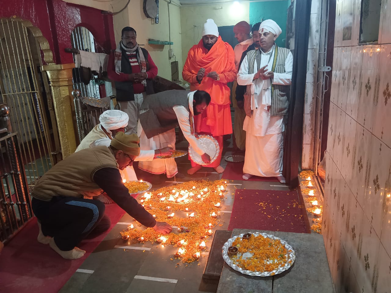 Deepotsav held in Sarbhanga and Sutikshan Muni Ashram | सरभंगा और ...