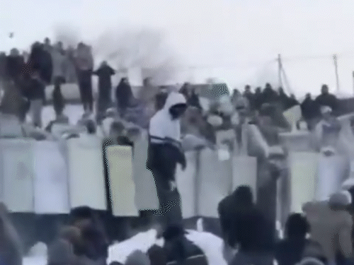 Russian Bashkortostan Protest Video Update | Activist Alsynov | -20 ...