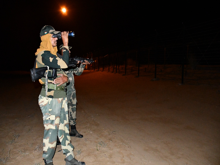 Operation Sard Hawa; India Pakistan Border (Rajasthan) BSF Jawan High ...