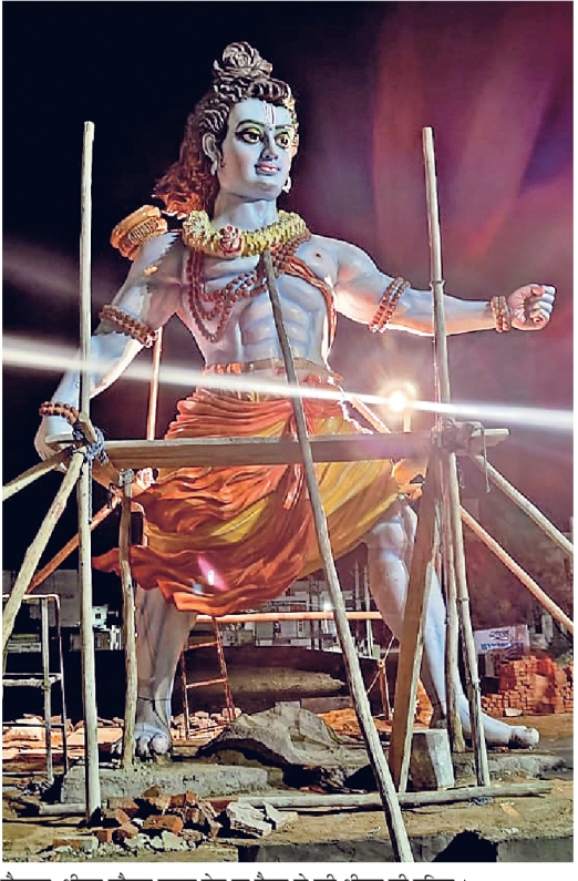 21 feet statue of Shri Ram has taken shape in Jaitaran | जैतारण में ...