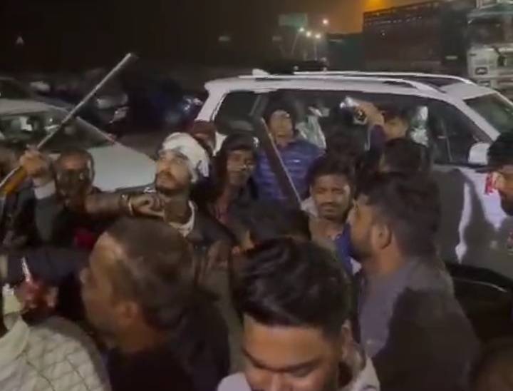 Harsh firing on the birthday of BJP Mandal Vice President's brother ...