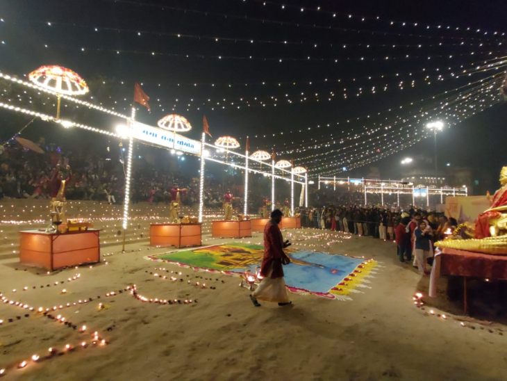 Grand Ramdarbar decorated in Srikashi Vishwanath Dham, beginning of ...