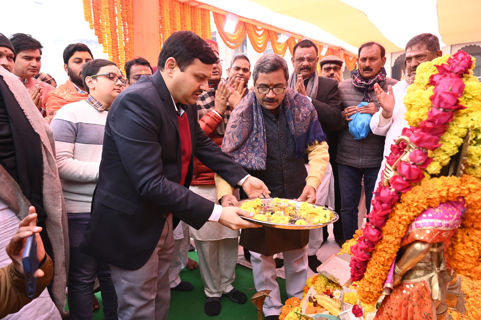 Grand Ramdarbar decorated in Srikashi Vishwanath Dham, beginning of ...